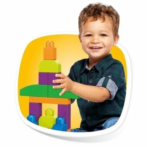 Mega Bloks Build 'N Create Set with 250 Colorful Building Blocks For ...