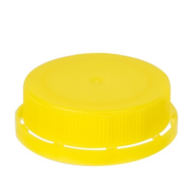 Lot of 40 Yellow 1-1/2" (38mm) Single Thread Bottle / Jug Plastic Caps ...