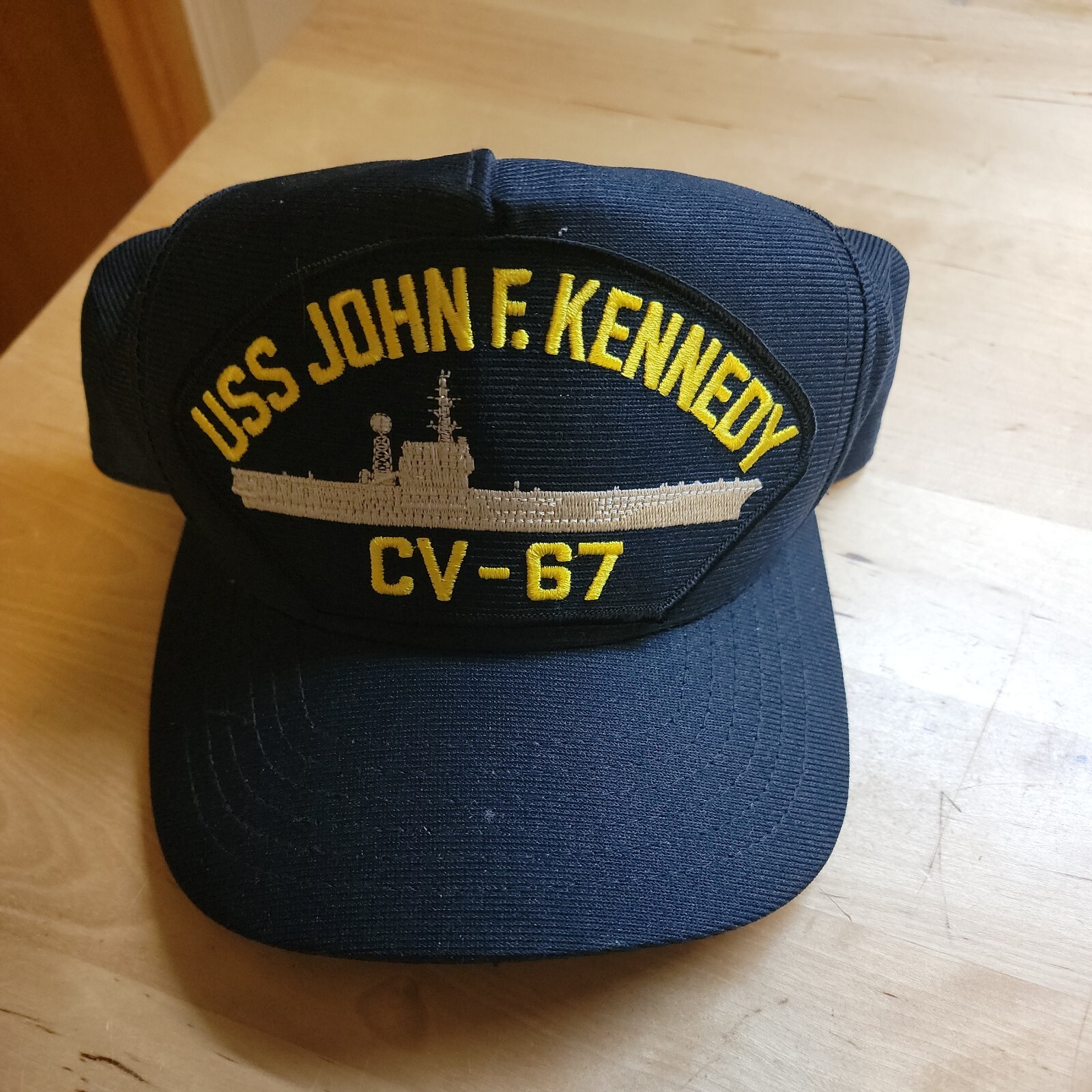 USS JOHN F KENNEDY CV- 67 NAVY SHIP HAT OFFICIAL U.S … - Gem