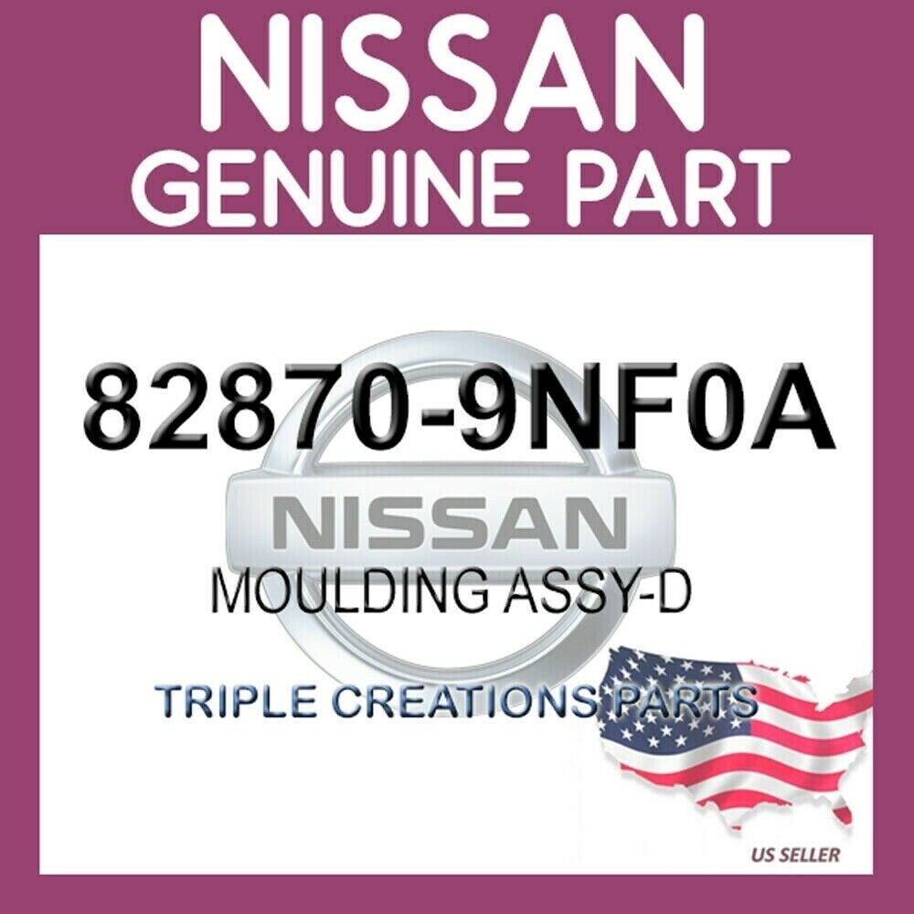 82870-9NF0A Genuine Nissan Infiniti QX60 Moulding Rear Door RH ...