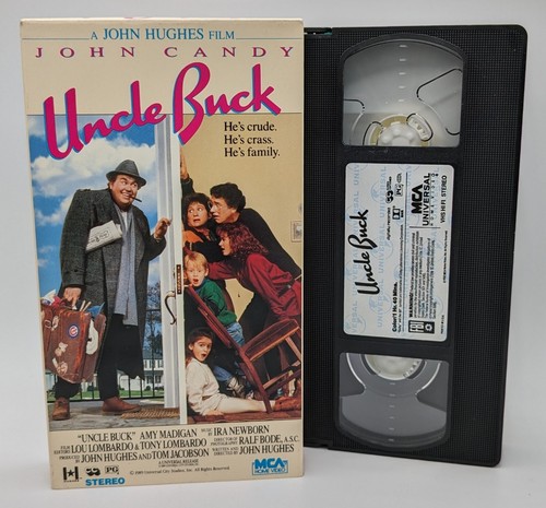 Uncle Buck VHS, 1996 John Candy Macaulay Culkin John Hughes MCA HOME ...