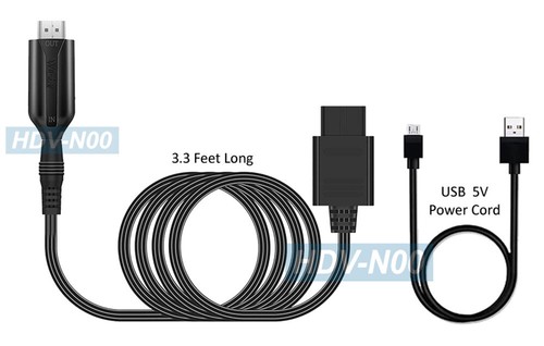 Plug And Play N64 To 1080P HD Cable With 5V USB Power | eBay