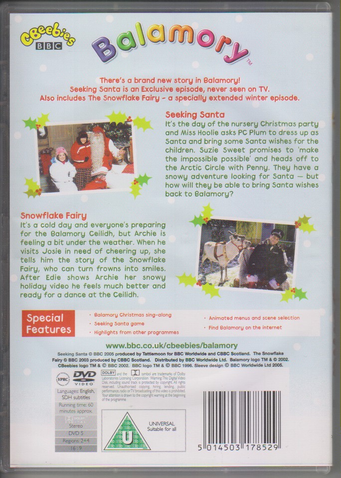 Balamory - CBeebies BBC DVDs ------ UK Region 2 ----- (select dvd from ...