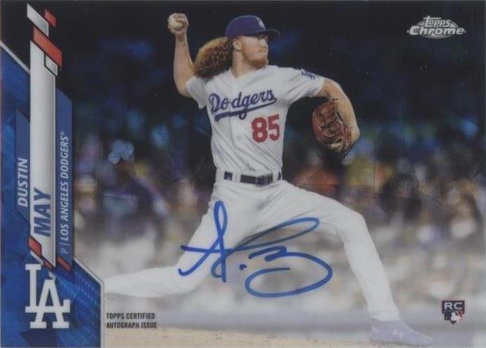 2020 Topps Chrome Sapphire Edition - Rookie Autographs Dustin May #CSA ...