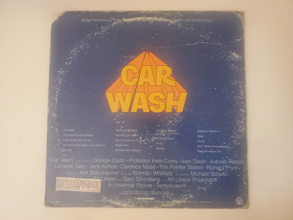 Various Artists - Car Wash (Original Motion Picture Soundtrack) (Vinyl ...