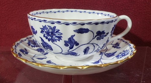 Spode China- Blue Colonial Pattern - Cup & Saucer Set | eBay
