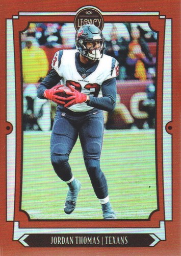 2019 Panini Legacy Football Premium Edition Ruby #42 Jordan Thomas /100 ...