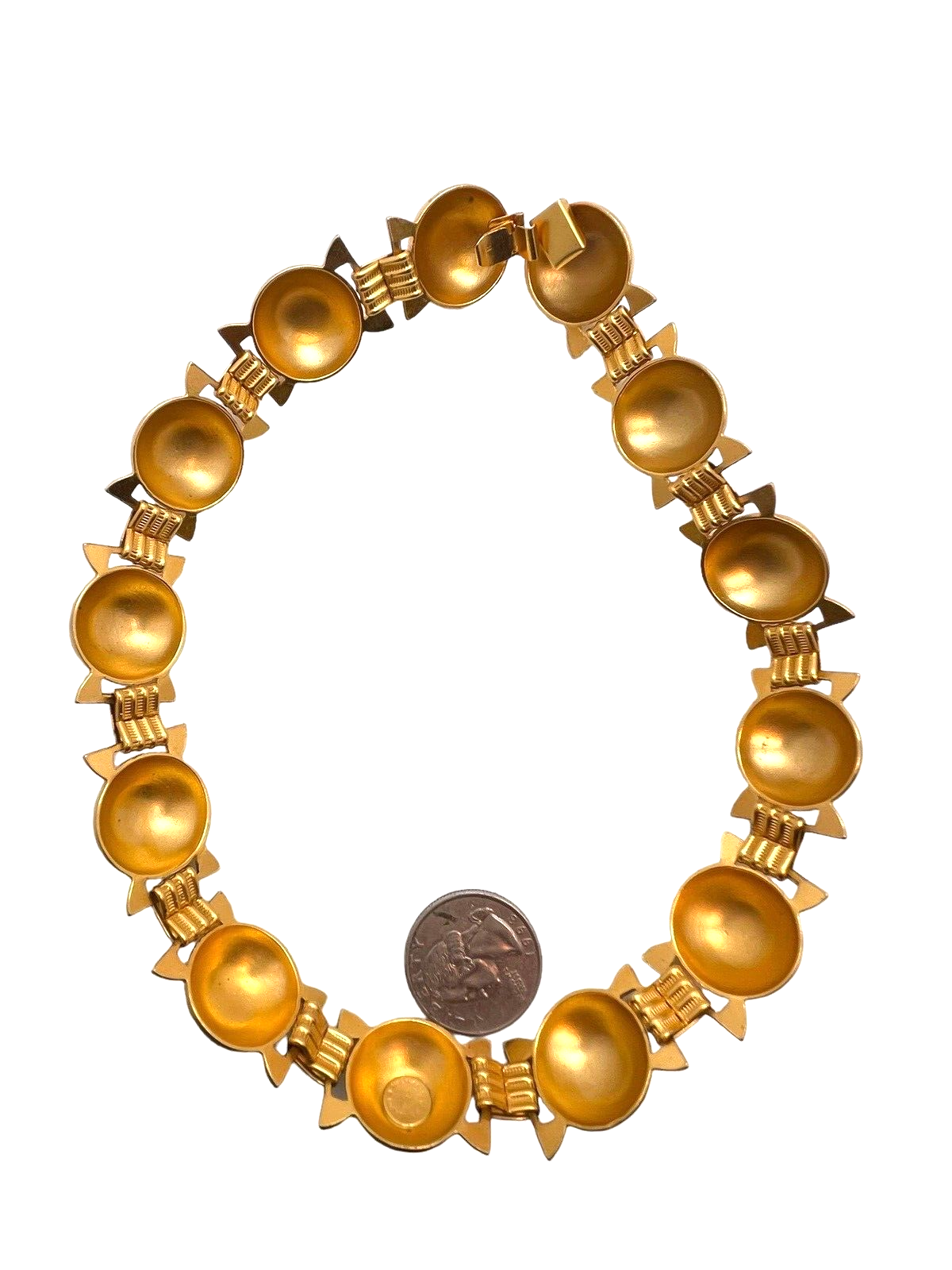 Andrew Spingarn Signed Designer Glass Cabochon Byzantine Drama Necklace ...