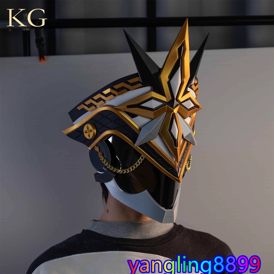 Genshin Impact II Capitano Cosplay Mask 3D Printing Pla Helmet COS ...