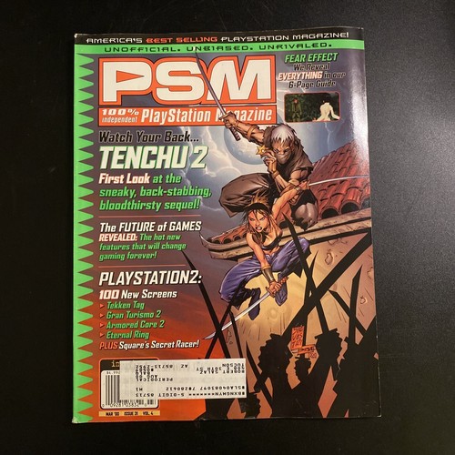 PSM Playstation Magazine March 2000 Volume 4 Issue 31 Tenchu 2 Fear ...