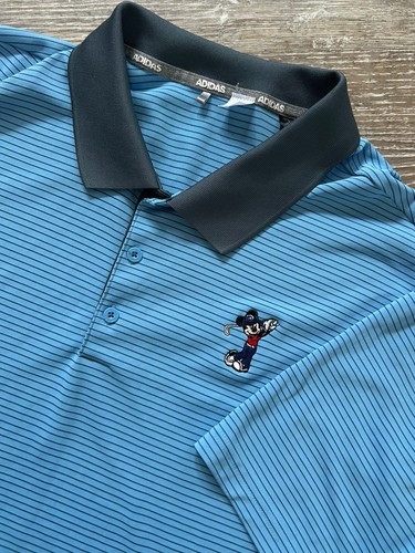 Disney adidas Golf Polo Performance Shirt Embroidered Mickey Mouse ...