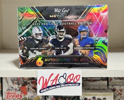 2025 Wild Card American Metallix Pro-Look Football Sealed Hobby Box 6 ...