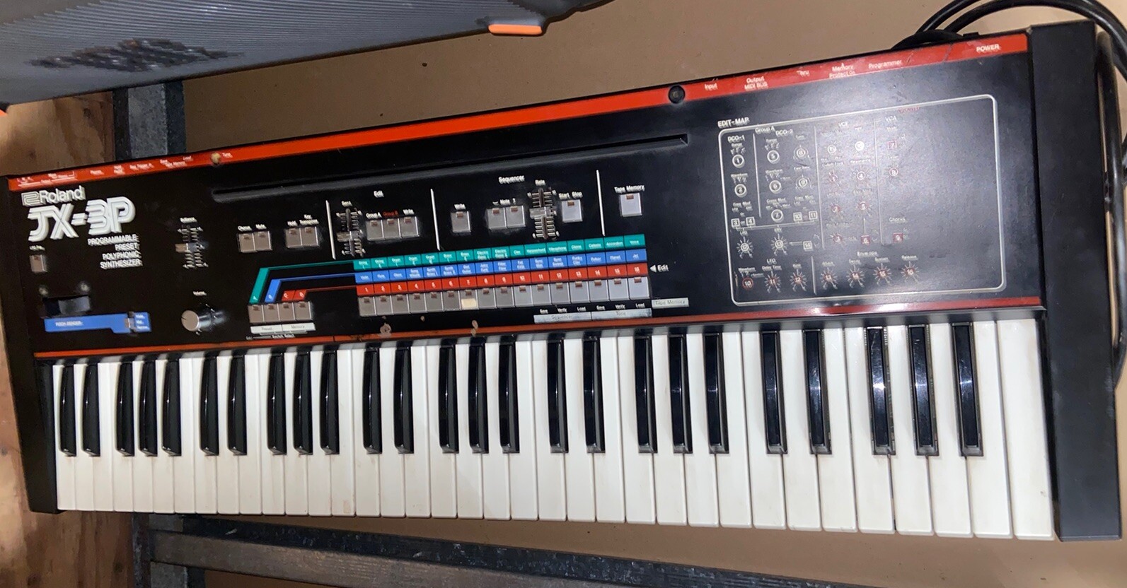 Roland JX3P Analog Synthesizer For Parts Or Not Working | eBay