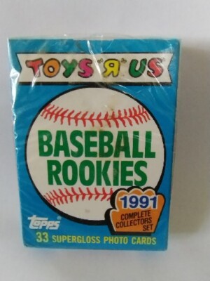 1991 Topps Toys 'R' Us Baseball Rookies Sealed 33 Card Set - Frank ...