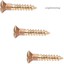 #8 x 3/4" Silicon Bronze Wood Screws, Oval Head, Frearson Drive Qty 100 ...