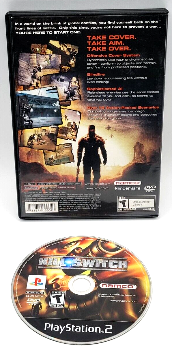 KILLSWITCH PS2 GAME PLAYSTATION 2 GAME & DISC! | eBay