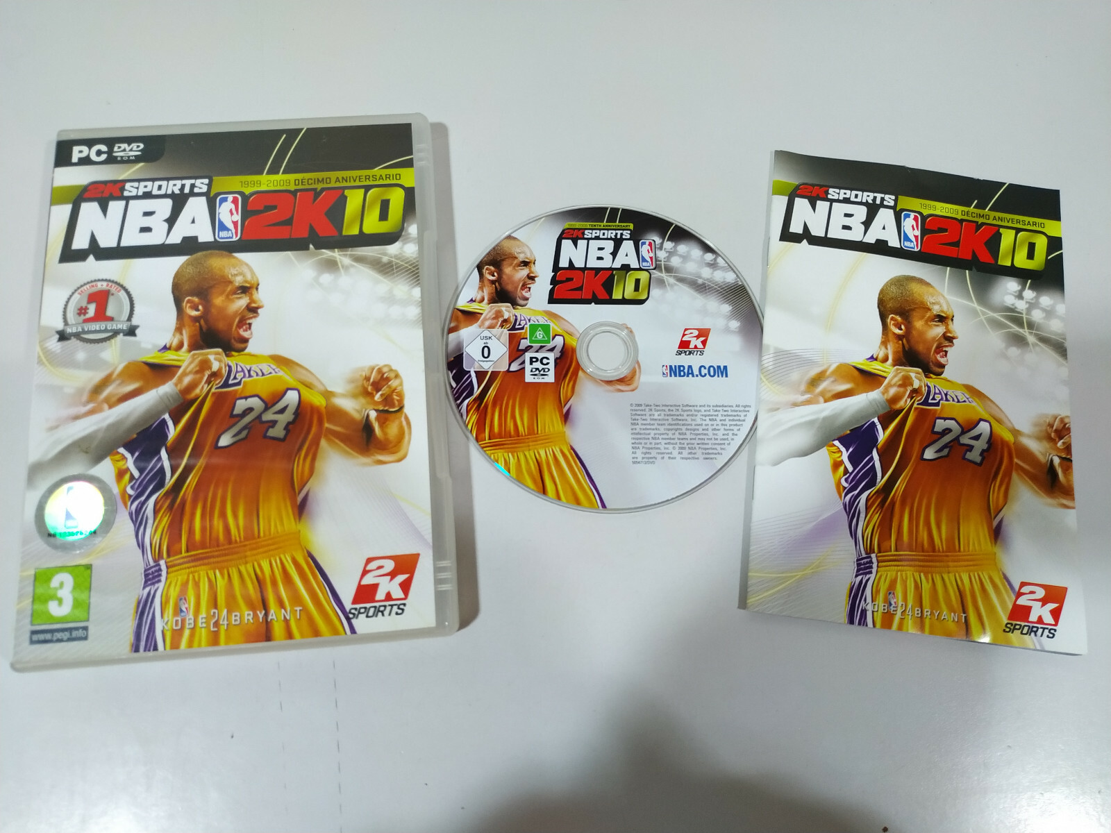 NBA2K10 2K Sports Kobe Bryant - PC DVD-Rom Game Spain Edition | eBay
