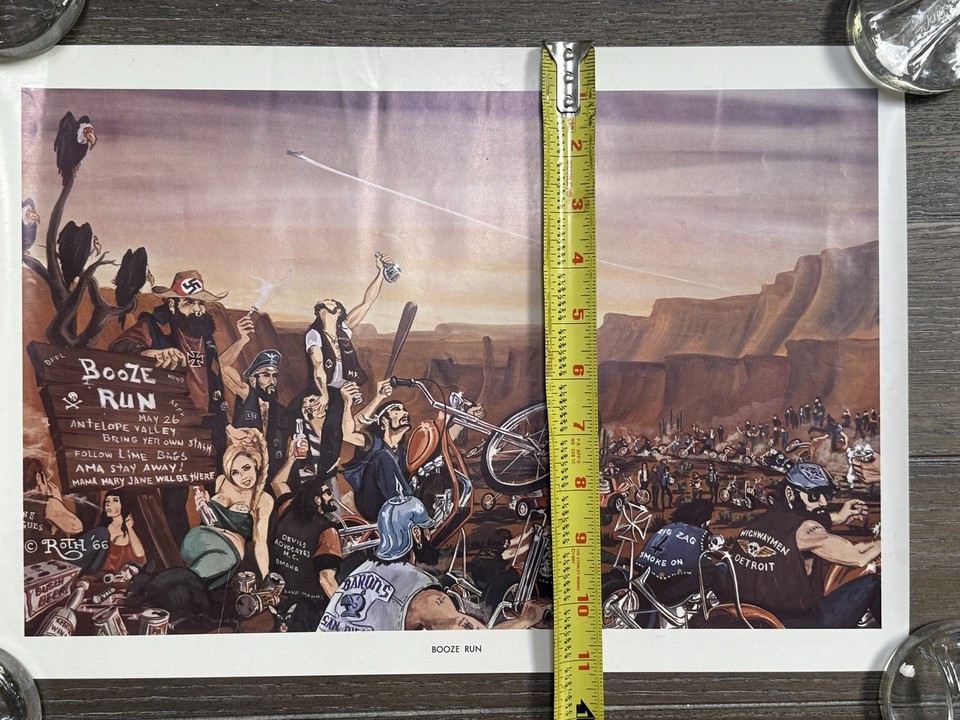 Rare 66 vintage David Mann Ed Big Daddy Roth prints “Booze Run” | eBay