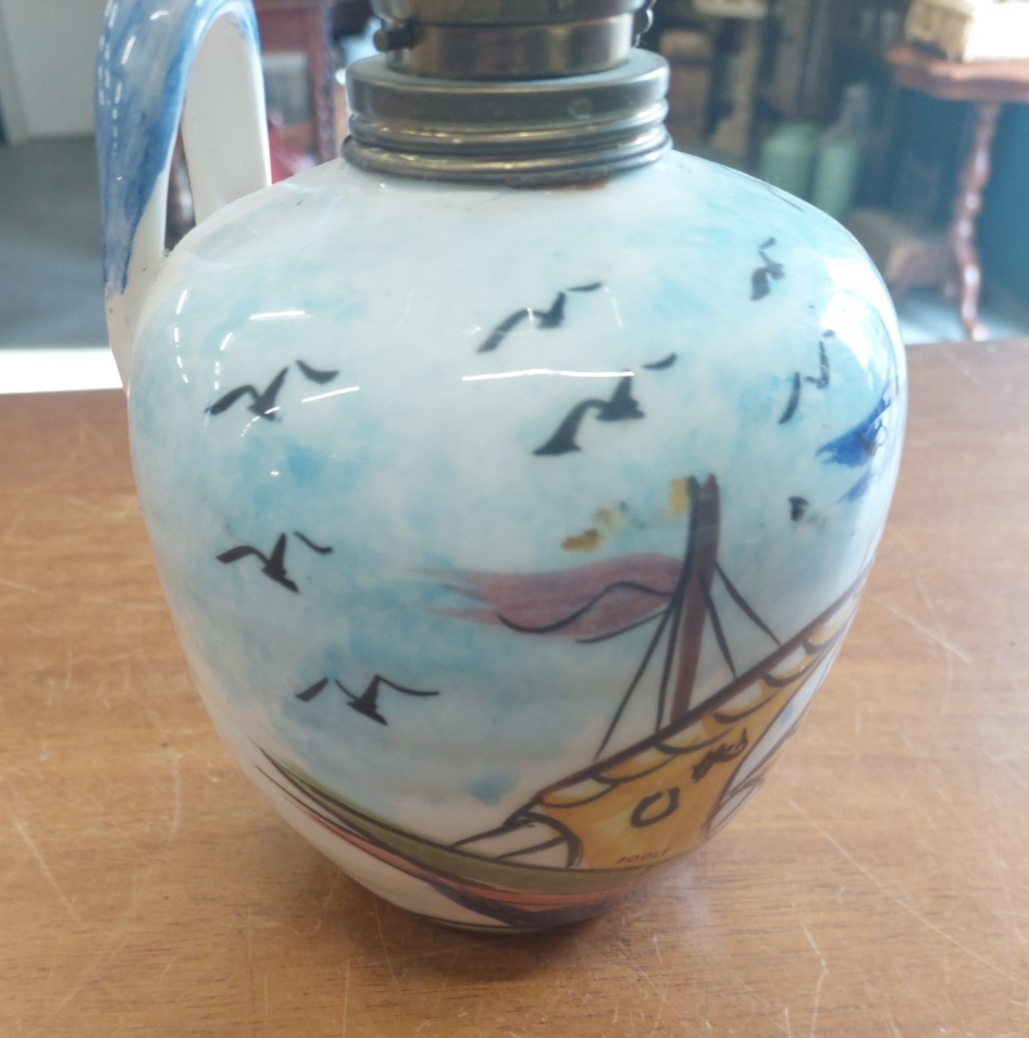 Poole Pottery Nautical Oil Lamp | eBay