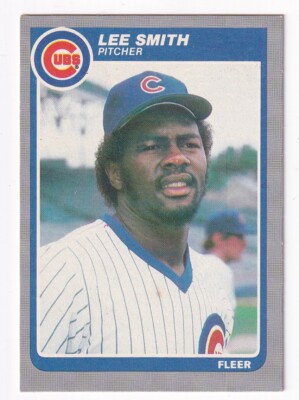 Lee Smith 1985 Fleer Card # 67 Cubs | eBay