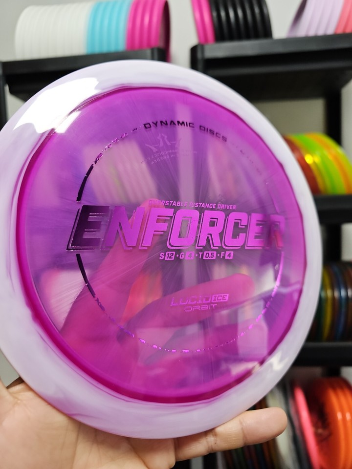 Dynamic Discs Lucid Ice Orbit Enforcer 174g Disc Golf Driver | eBay