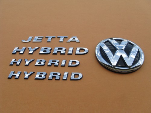 13 14 15 16 VW JETTA HYBRID REAR SIDE FENDER EMBLEM LOGO BADGE SIGN ...