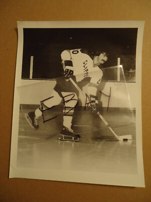 Rick Foley Baltimore Clippers 1975-76 AHL hockey action passing photo ...