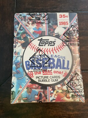 1985 Topps Baseball BBCE Sealed Wax Box (36 Packs) In 1981 Display Box ...