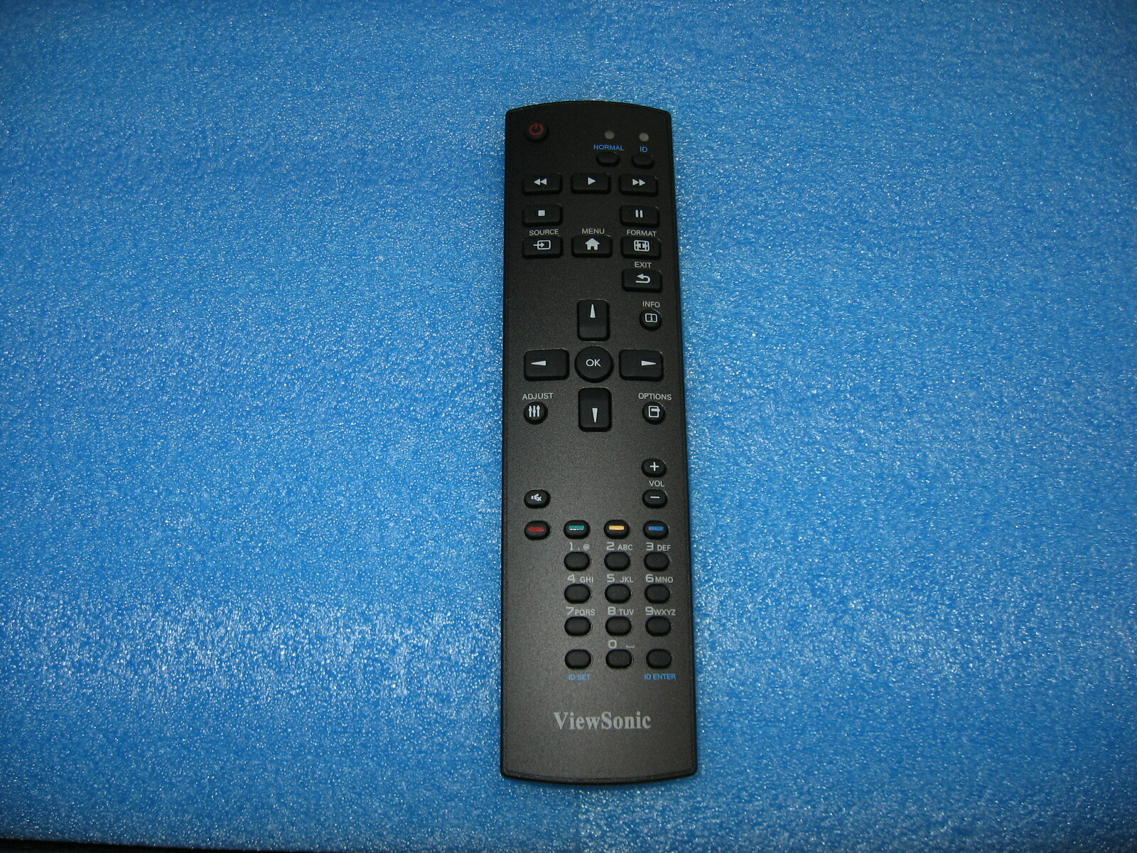 Used ViewSonic A-00009768 REMOTE CONTROL Compatible To: 398GRABD2NEVST ...
