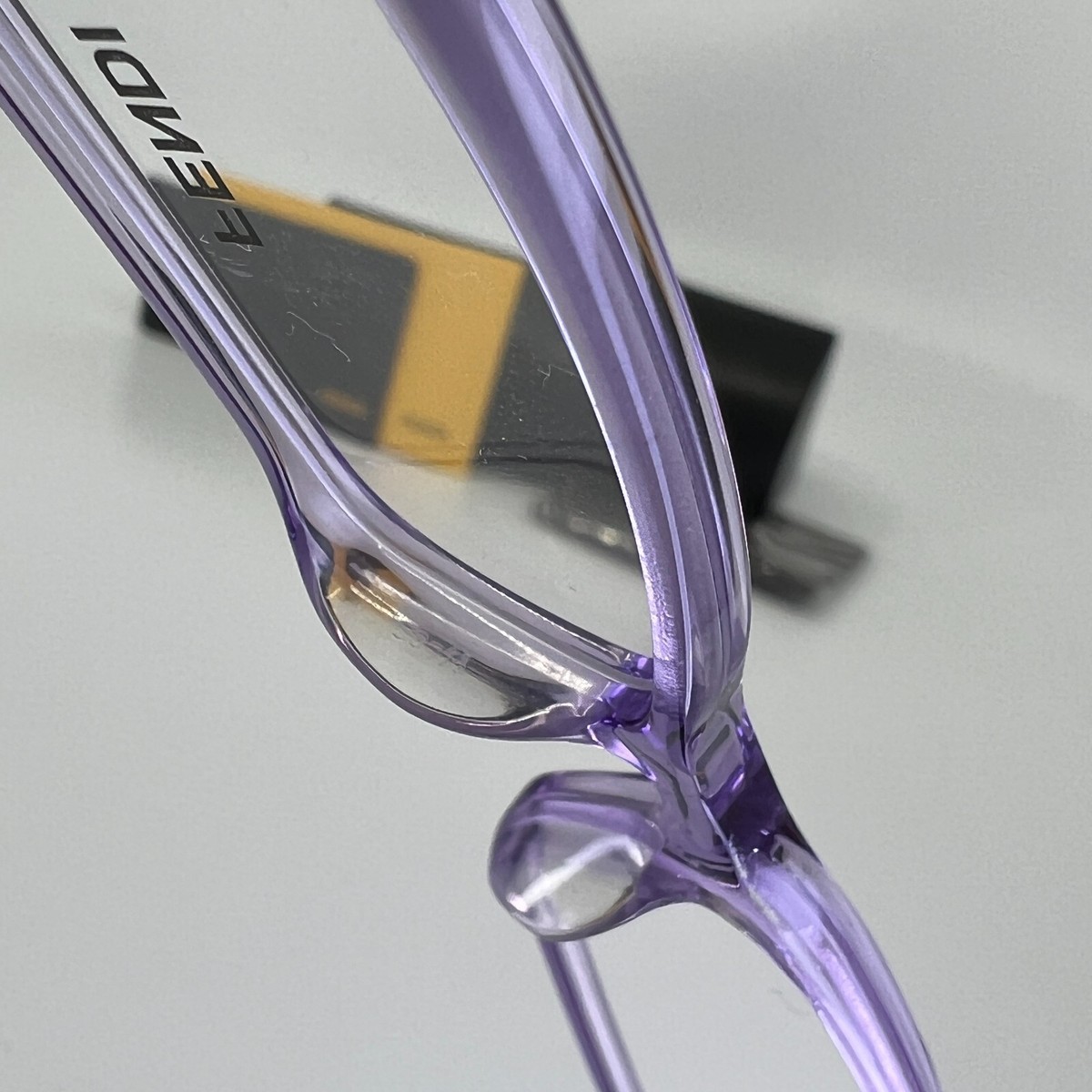 Fendi F891 513 Eyeglasses Purple Womens Rectangular Frames w Fendi F891 513 Eyeglasses Purple Womens Rectangular Frames w