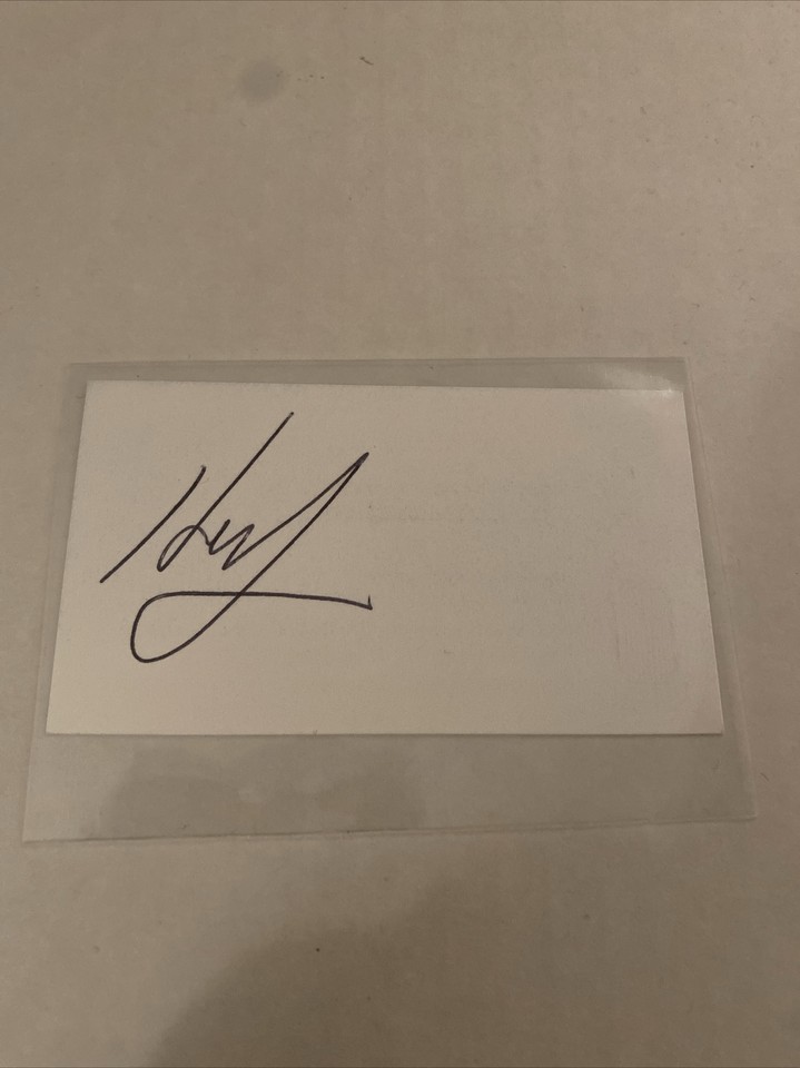 Herm Schneider Signed Business Card Chicago White Sox Trainer Autograph ...