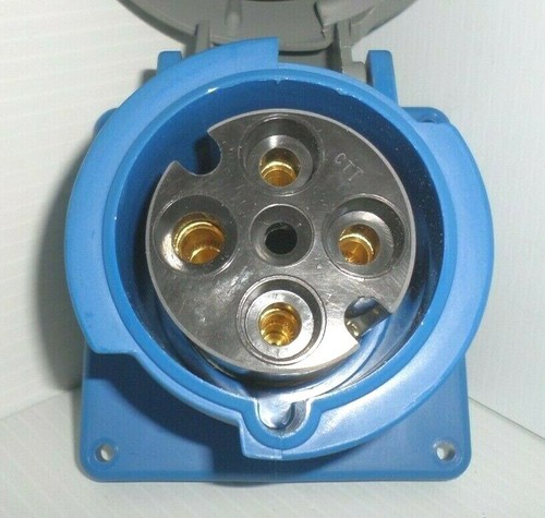 ⭐HUBBELL⭐ 460P9W&460R9W 60-Amp WELDER PLUG&RECEPTACLE 250Vac 60A 3P4W ...