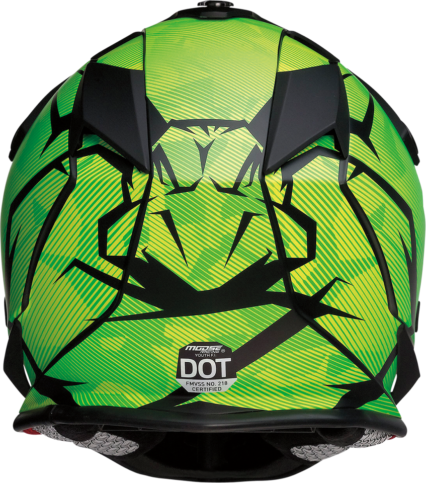Moose Racing Youth F.I. Agroid MIPS Offroad Helmet Yellow/Green | eBay