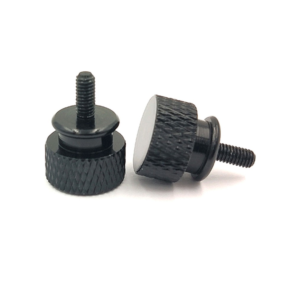 10PCS M4 Aluminum Knurled Thumb Screw Hand Grip Knob Bolts Anodized US ...