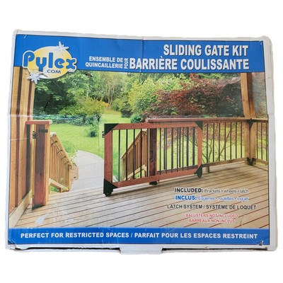 Pylex Deck Hardware Kit Sliding Gate Rust Resistant Powder Coated Steel ...