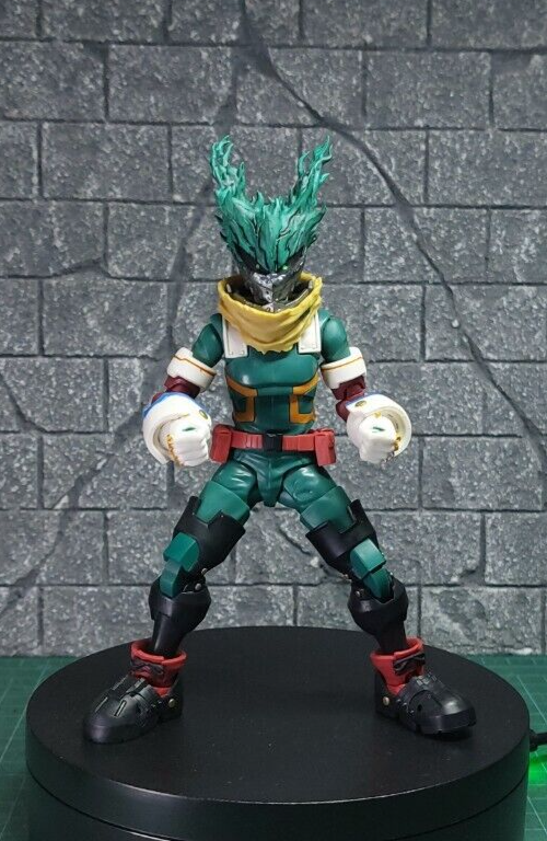 Handmade 1/12 3D Print Head for deku dark version Action Figure SHF(No ...