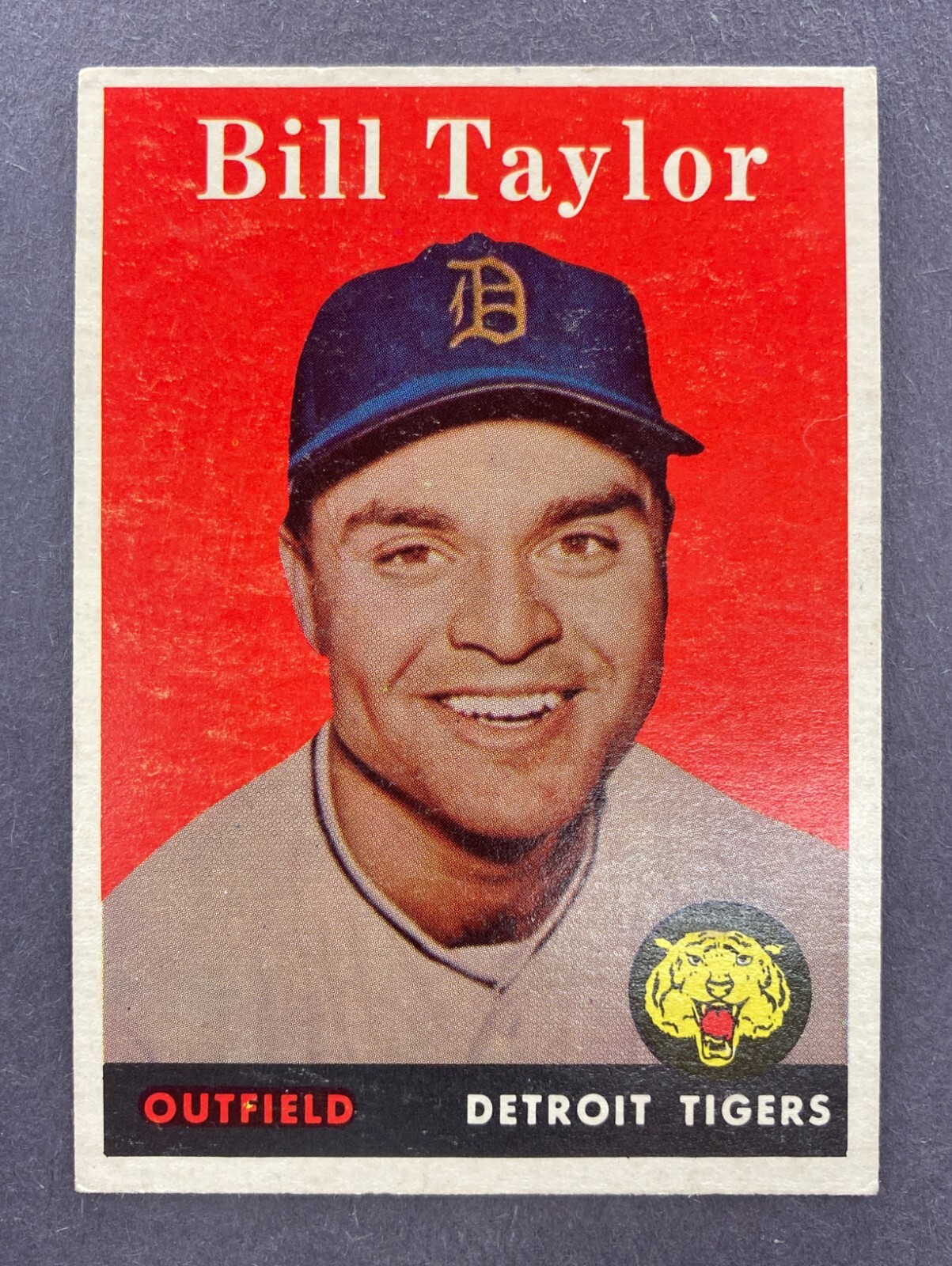 1958 Topps #389 Bill Taylor (Detroit Tigers) GLOSSY! (A) | eBay