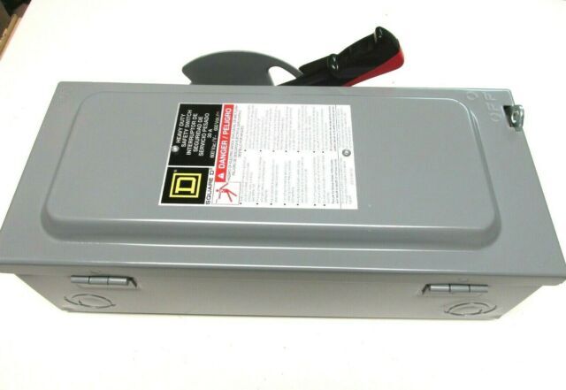 Square D HU361N 30A 600V Heavy Duty Safety Switch for sale online | eBay