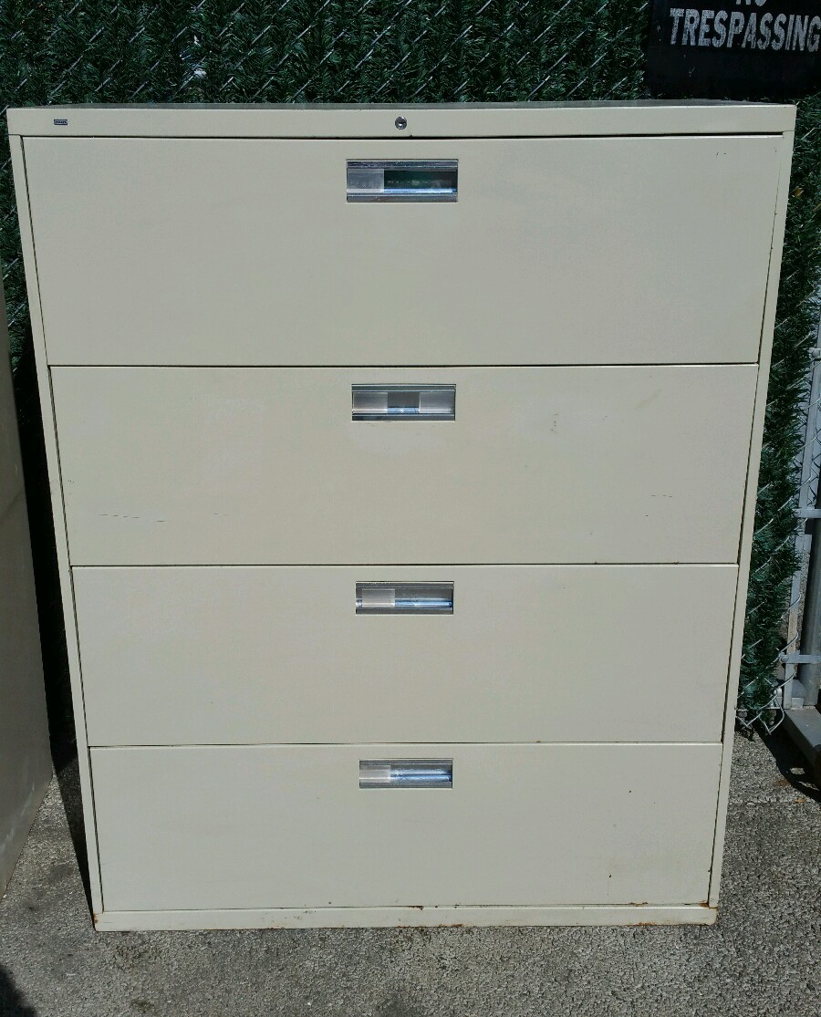 Choice of HON 4 Drawer or 5 drawer/cubby Heavy Duty Lateral Filing ...