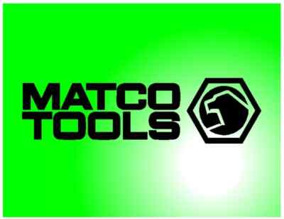 Fits Matco tools Vinyl decal color options 12.5" long perfect for car ...