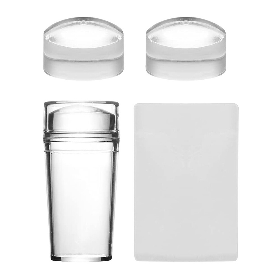 US 5 Pcs Nail Stamper Kit DIY Nail Art Stamp French Tips Tools with ...