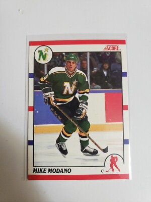 1990-91 Score Canadian Mike Modano Rookie #120 Red is Canadian Version ...