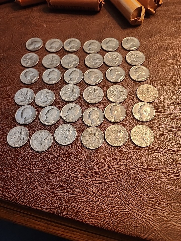 1976 Bicentennial Quarter Rolls (40 coins) Bicentennial Coins | eBay