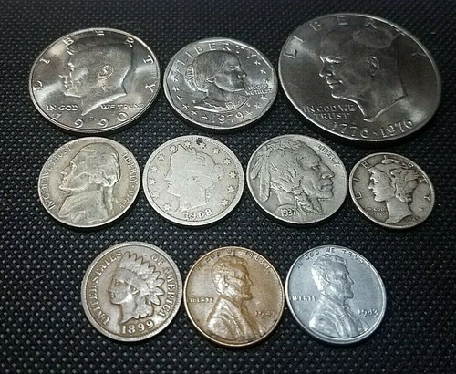 U.S. Coin Starter Lot Collectors Set 7 Coins w/silver | eBay