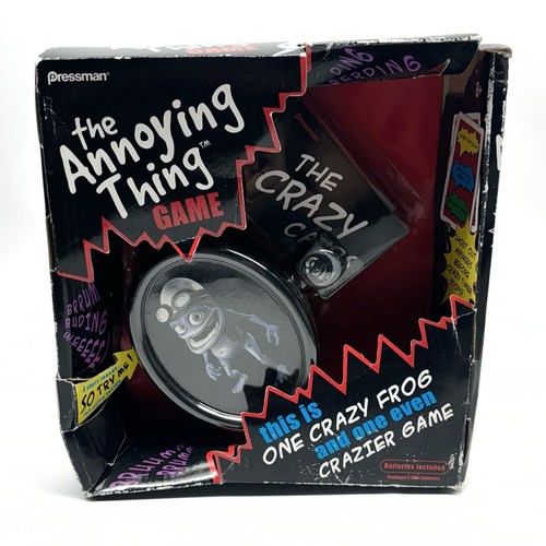 Crazy Frog-The Annoying Thing Game The Crazy Cards 2006 NEW Box Damage ...