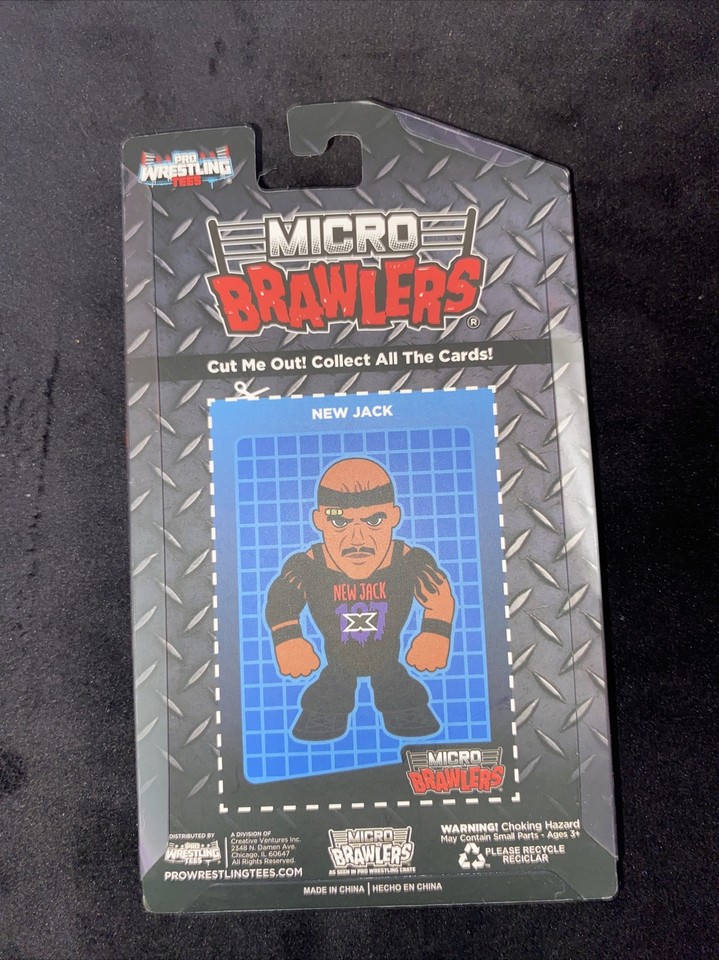 ECW Original New Jack Micro Brawler Figure MOC WWE AEW Wrestling ...
