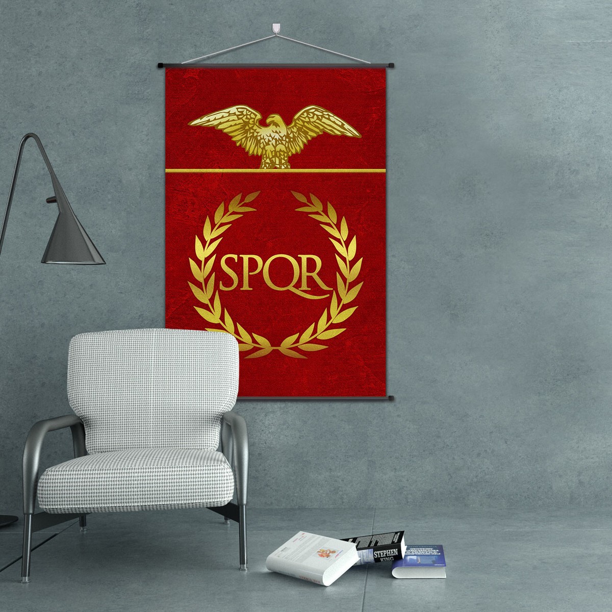 Carta Da Parati Romana Spqr Epigrafe Romana Spqr Non ...