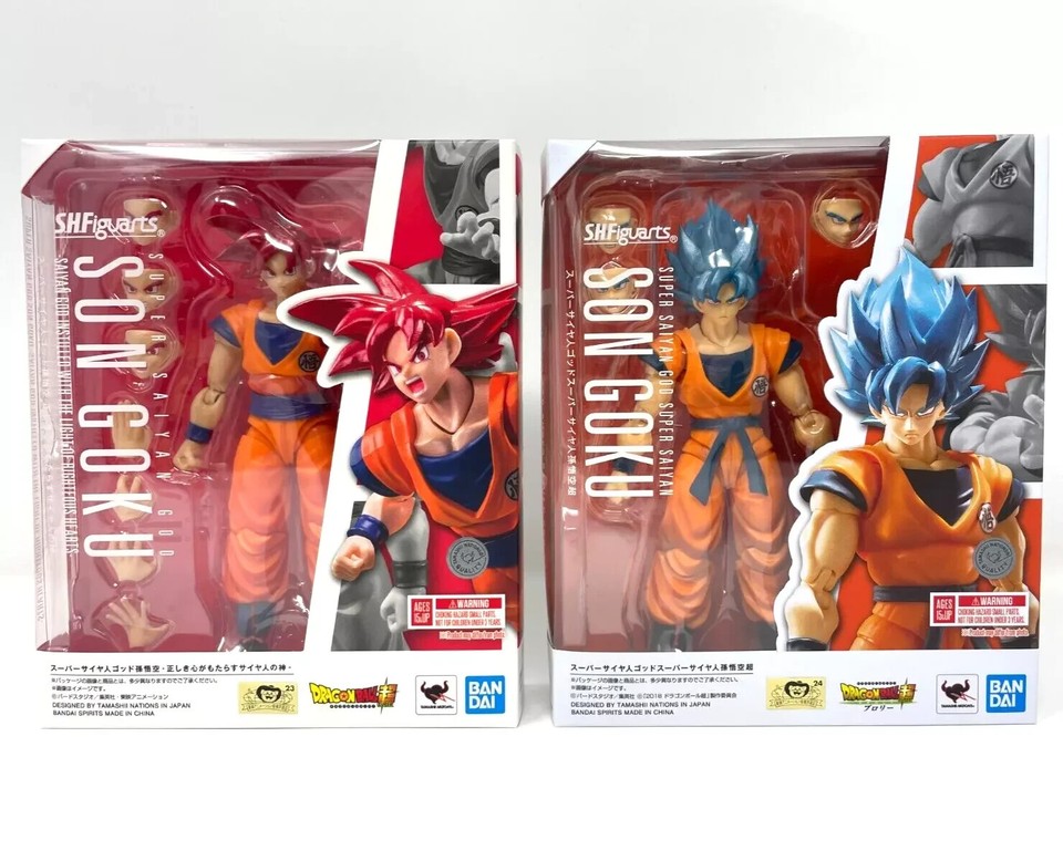 S.H.Figuarts Dragon Ball Super Saiyan God Son Goku & Super Saiyan Son ...