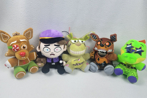 Five Nights At Freddy's FNAF Plush Bundle Springtrap Foxy Montgomery Gator Dawko | eBay