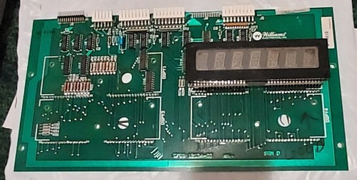 Williams Single Display Board for Parts or Repair | eBay